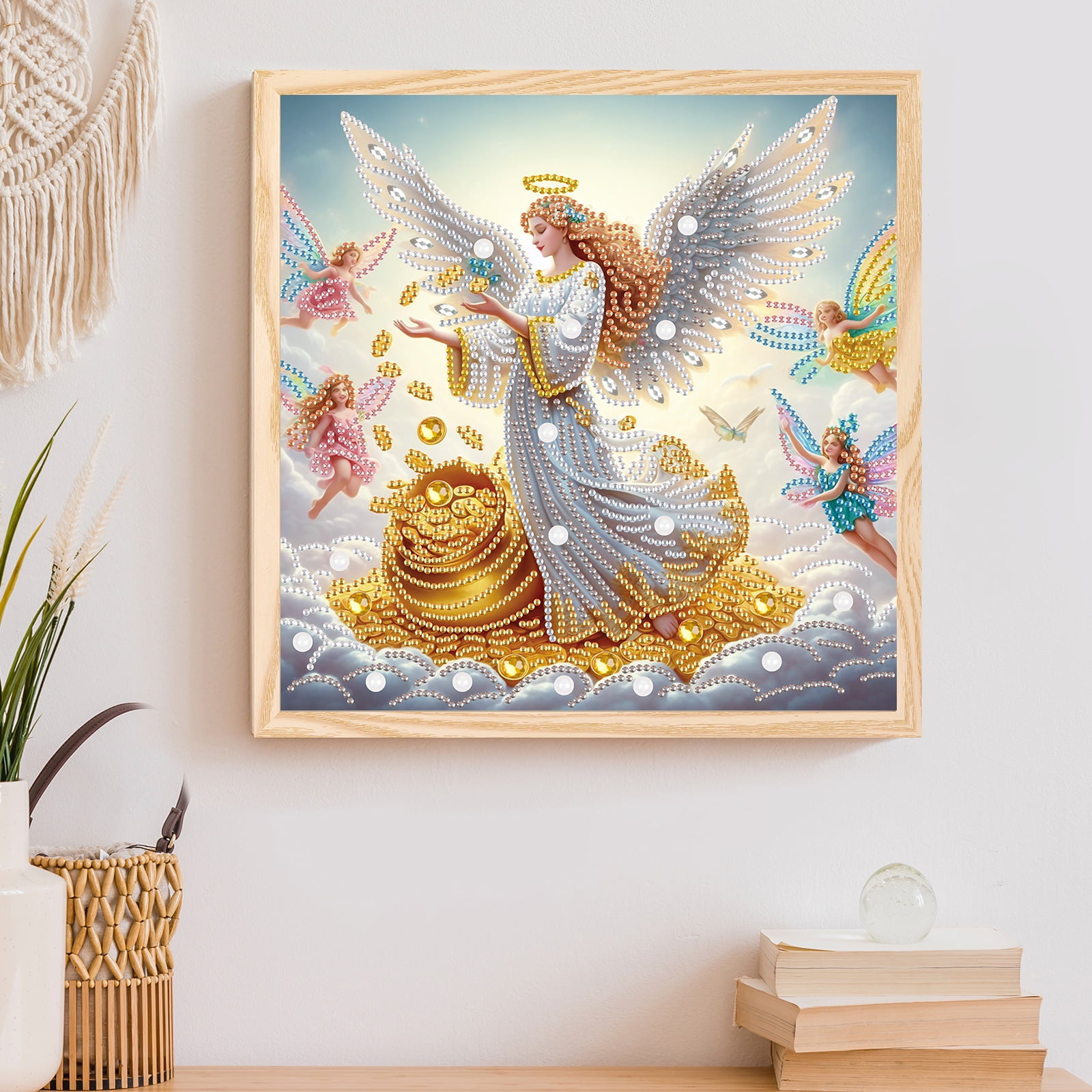 Gold Dollar Angel Diamond Art Painting Kit - Walmart.com