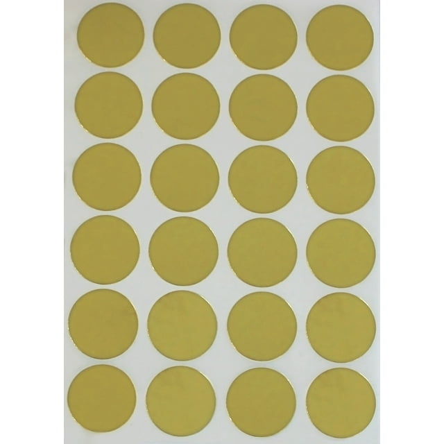 Gold Dots stickers, Round label dots 25mm - 120 pack by Royal Green ...