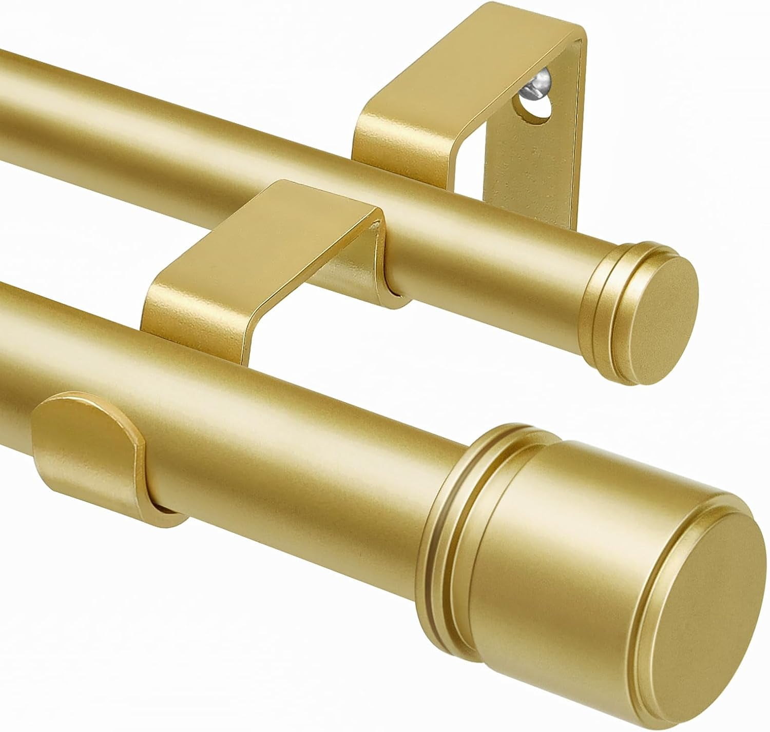 Gold Double Curtain Rod