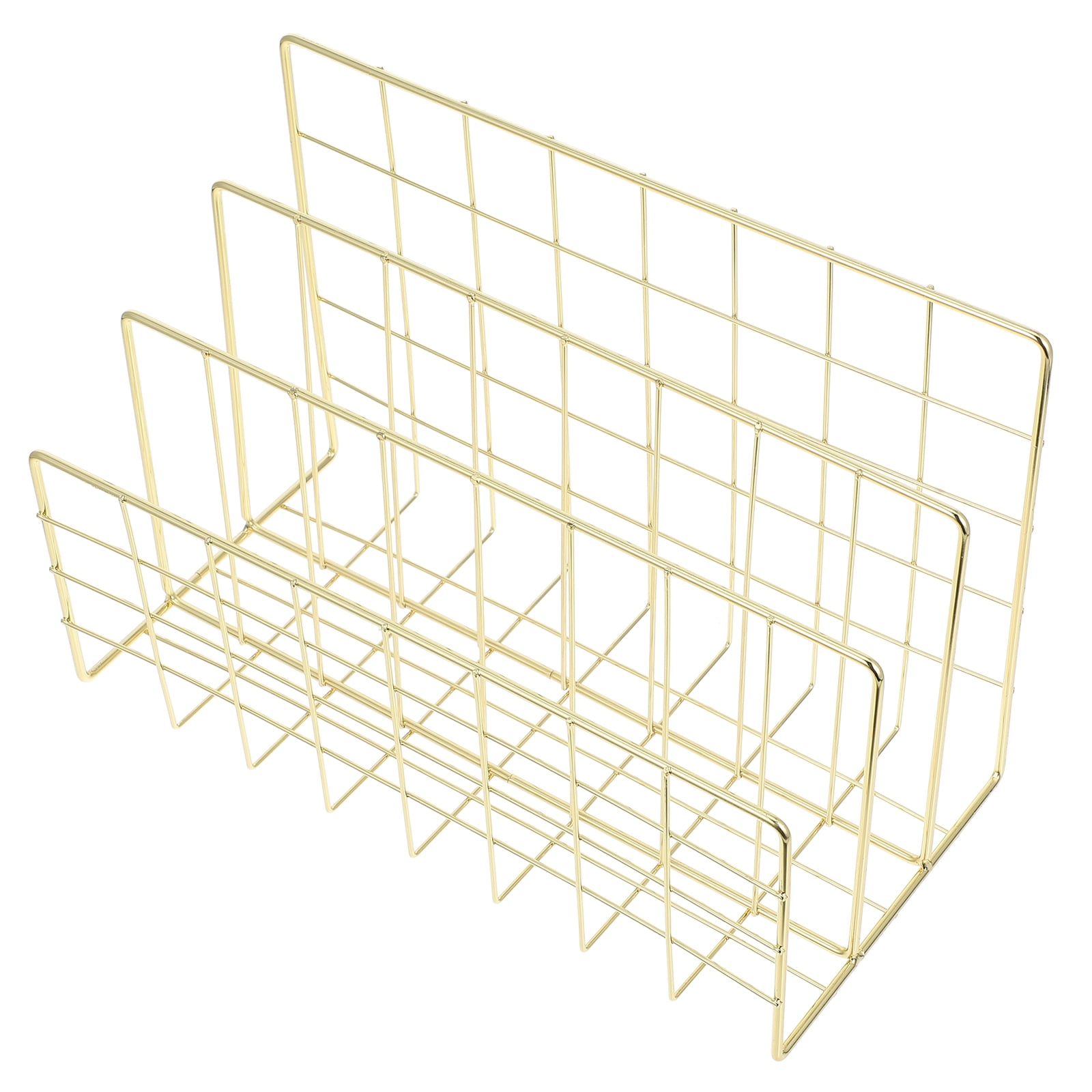 Gold Drawer Organizer Storage Shelves File Mail Sorting Rack Office ...