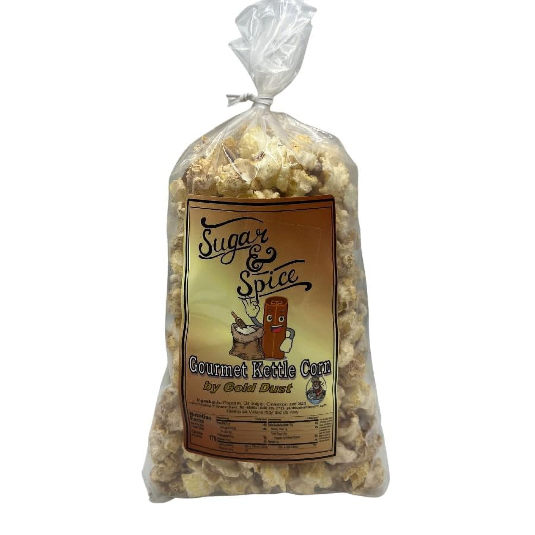 Gold Dust Kettle Corn | Cinnamon and Sugar Kettle Corn | Cinnamon Toast Flavor | Sweet and Salty ...