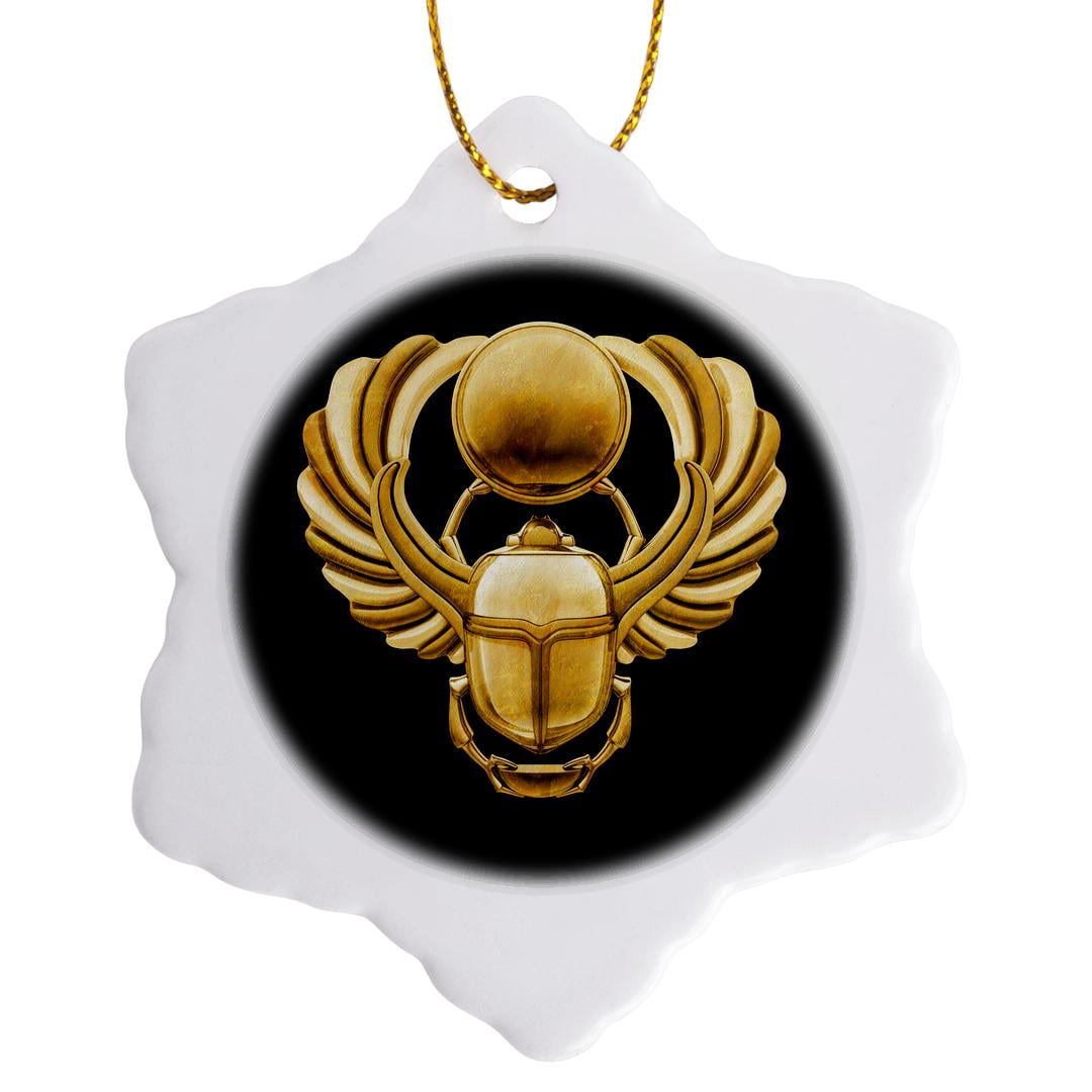 3drose, Gold Egyptian Scarab Beetle Ancient Hieroglyphs Art Symbol., 3 ...