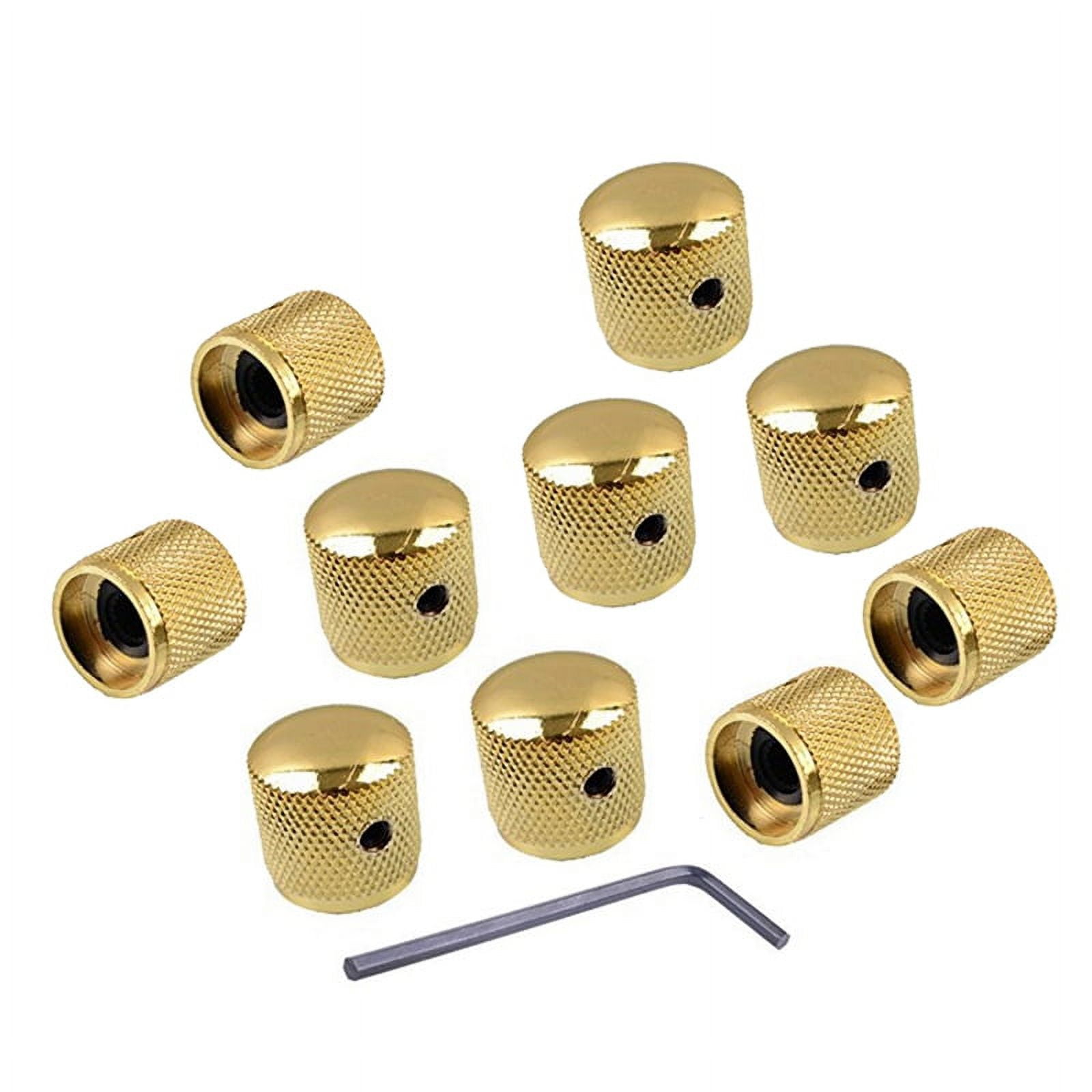Gold Electric Guitar Metal Volume Knob Volume Knob Iron Knob with Hole ...