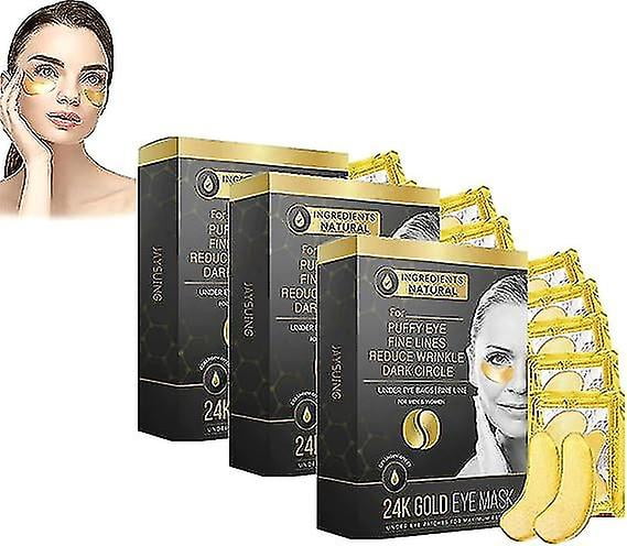 Gold Eye Patch - Reduce Puffiness And Dark Circles\n24k Gold Under Eye ...
