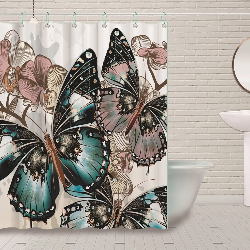 Gold Eyelash Makeup Shower Curtain Bath Curtain Set Spark Rose Drip ...