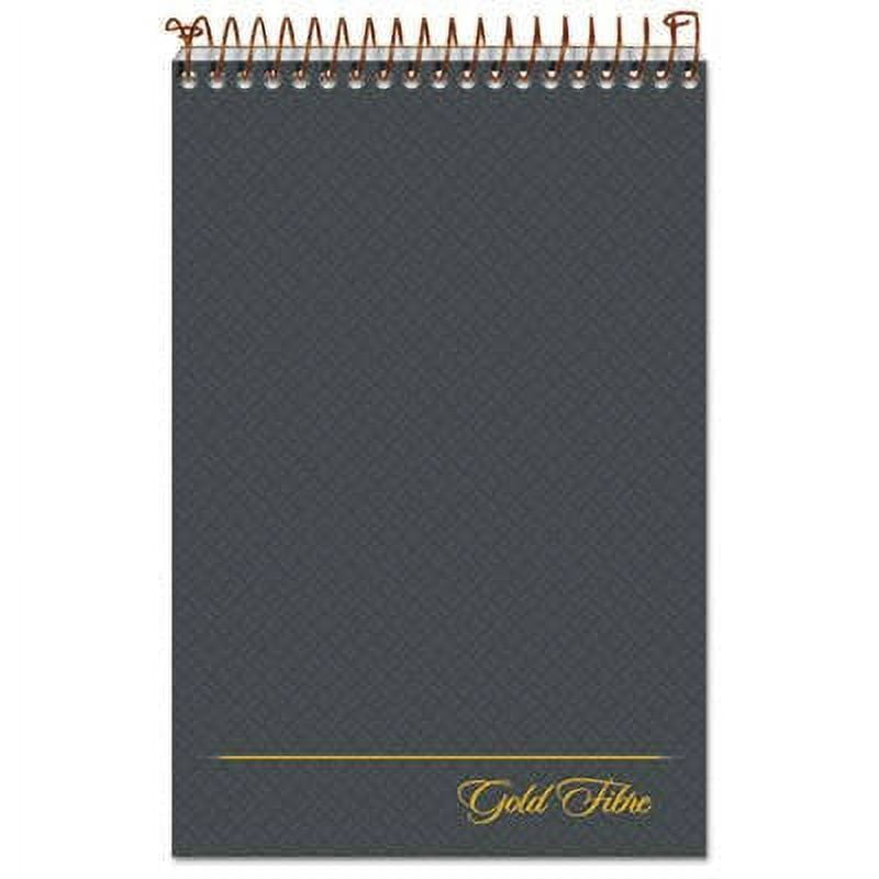 Ampad Gold Fibre Spiral Notebook, Gregg Rule, Grey Cover, 6 x 9, 100 ...