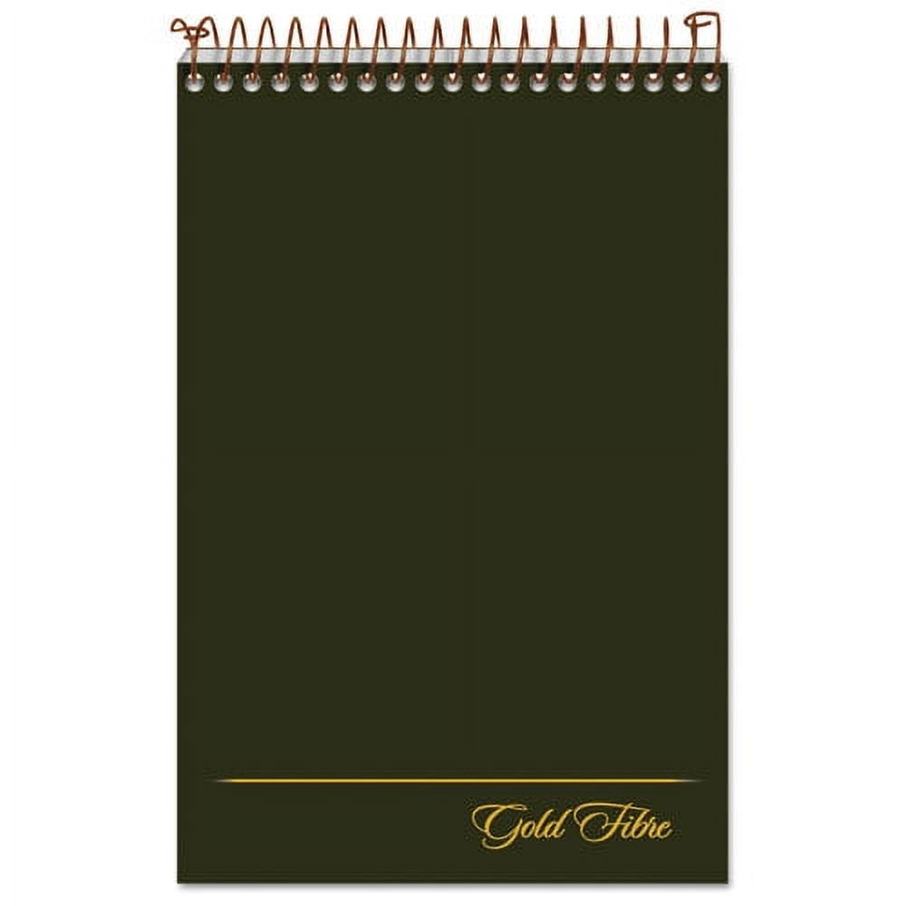 Gold Fibre Steno Pads, Gregg Rule, Designer Green/gold Cover, 100 White ...