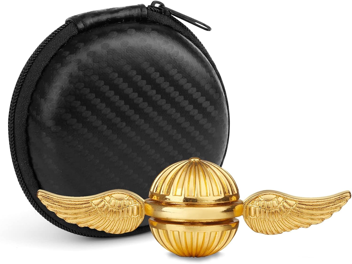 Gold Fidget Spinner Magic Orb Anxiety Toys Stress Relief Reducer Spin Fidgets Hand Bearing Tri ...