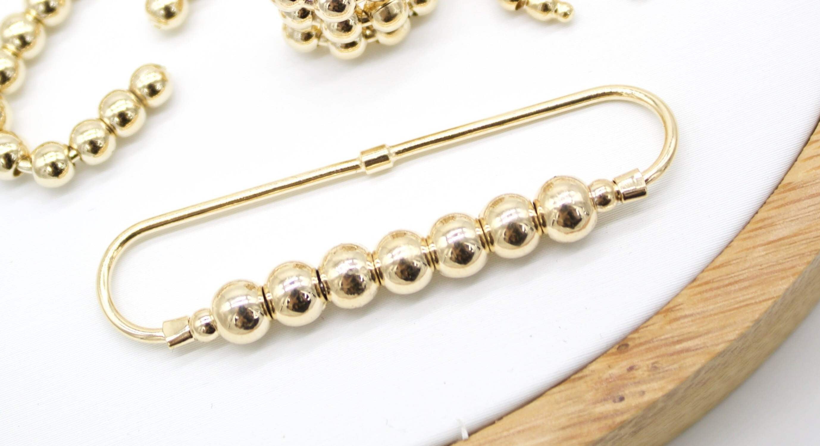 Gold Filled Beaded Bar Ear Cuff (L186) - Walmart.com