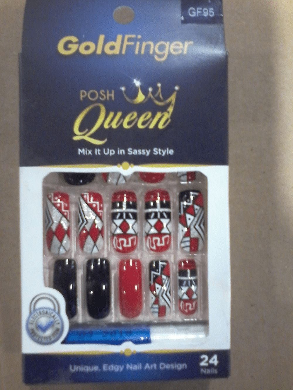 Gold Finger Fashion Nails - Walmart.com