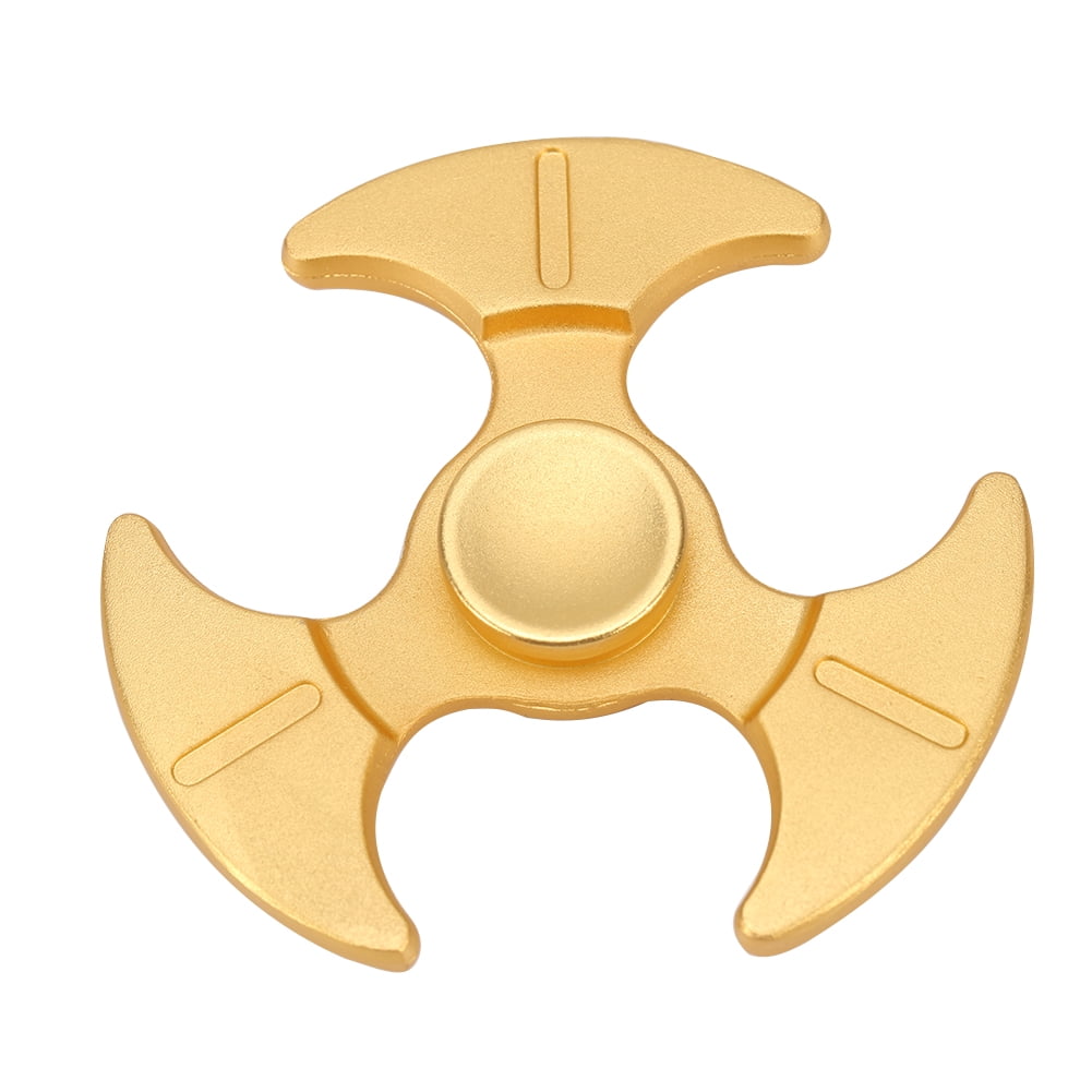Gold Fingertip Spinner with Steel Balls - Fashionable Stress Relief EDC ...