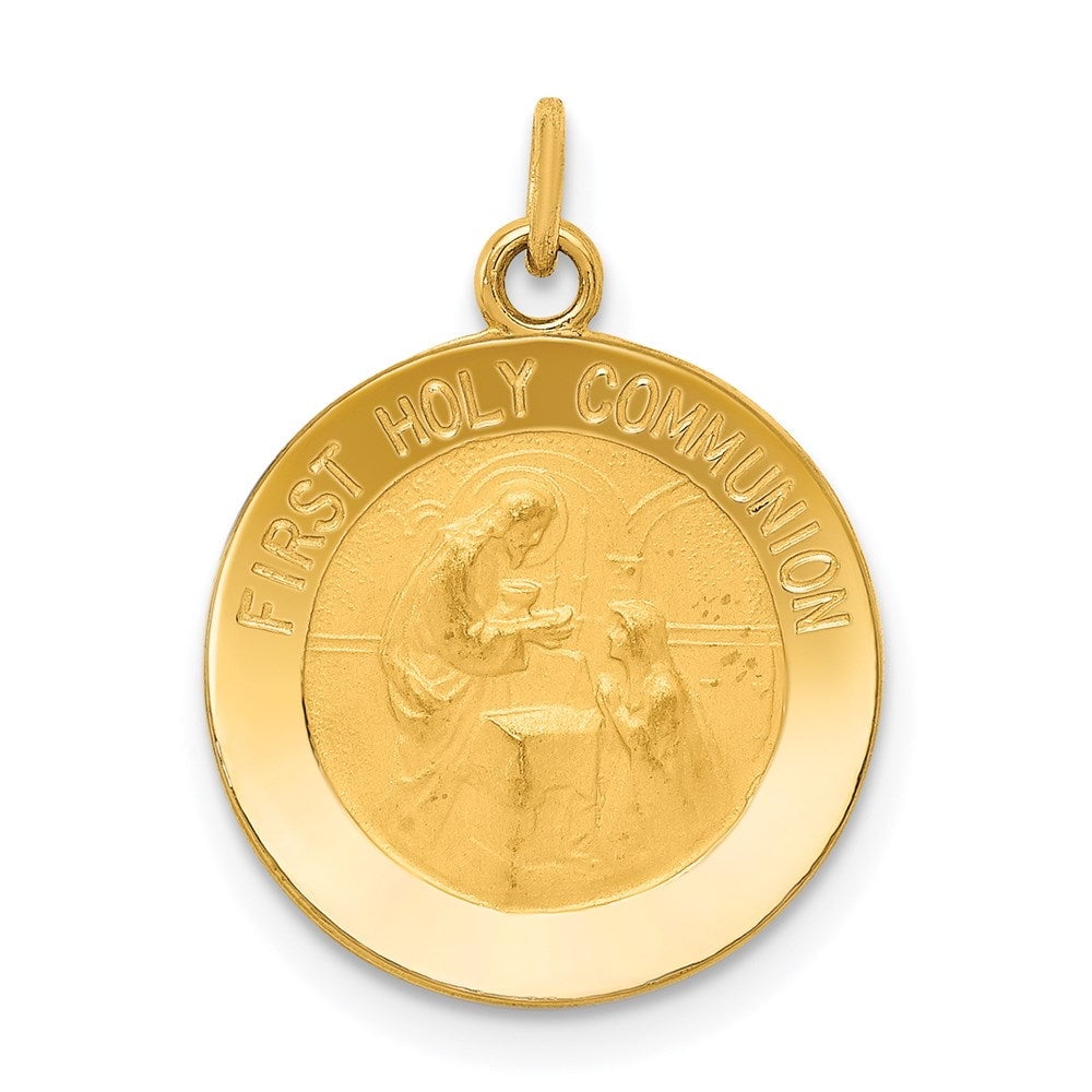 Gold First Holy Communion Charm Pendant, Made in USA - Walmart.com