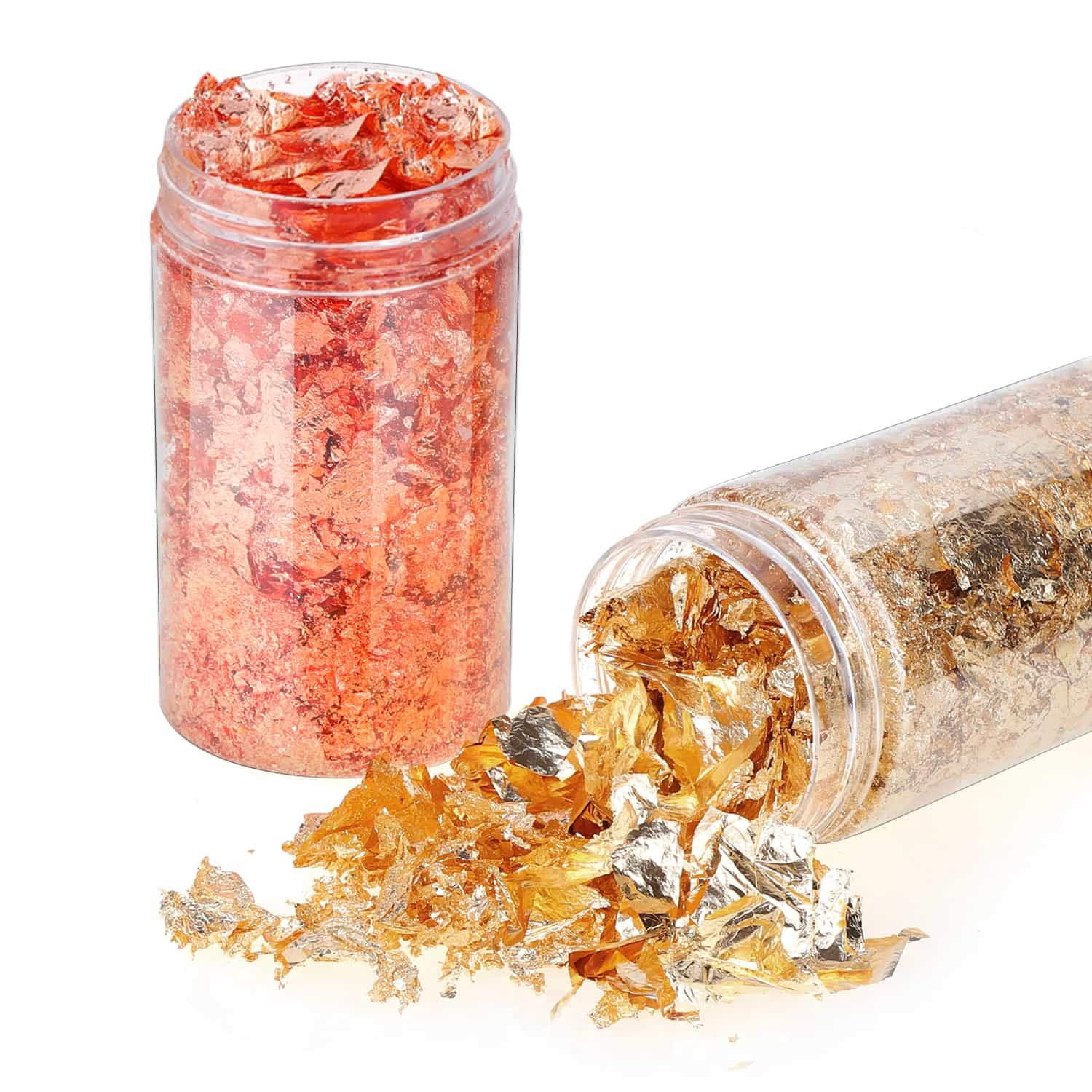 Gold Flakes for Resin Shynek Gold Foil Flakes Imitation Metallic Leaf ...