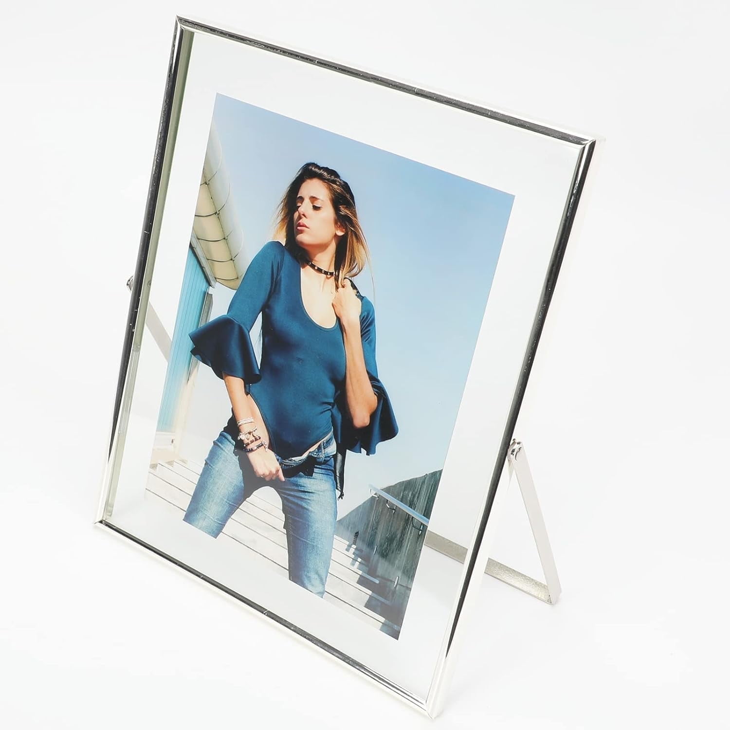 Gold Floating Frame(8×10 inches, Vertical), For Picture 7x9, 6x8, 5x7 ...