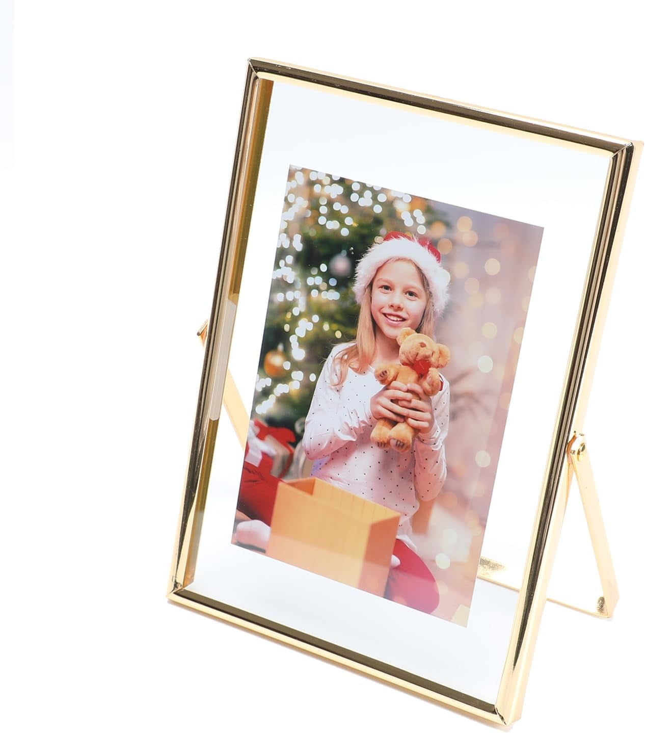 Gold Floating Frame(8×10 inches, Vertical), For Picture 7x9, 6x8, 5x7 ...