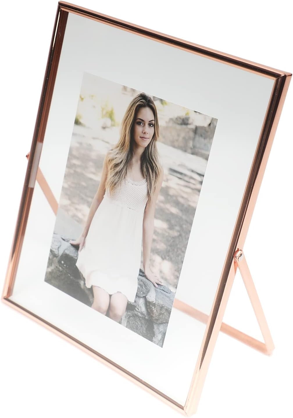 Gold Floating Frame(8×10 inches, Vertical), For Picture 7x9, 6x8, 5x7 ...