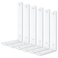 Gold Floating Shelf Bracket 10 Inch, 8 Pack Heavy Duty Shelf Brackets ...