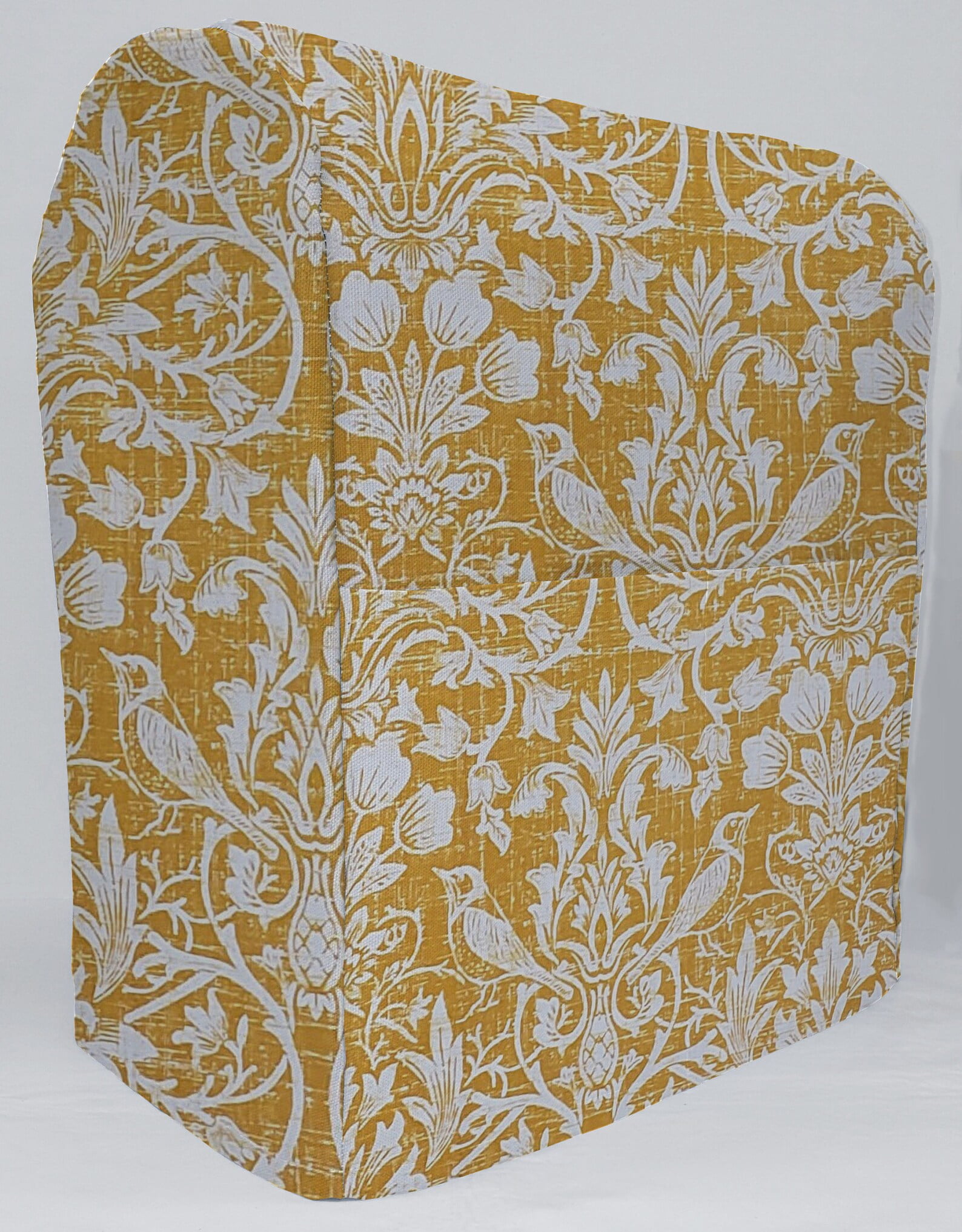 Gold Floral Damask Cover Compatible with Hamilton Beach 4 Quart 7 Speed ...