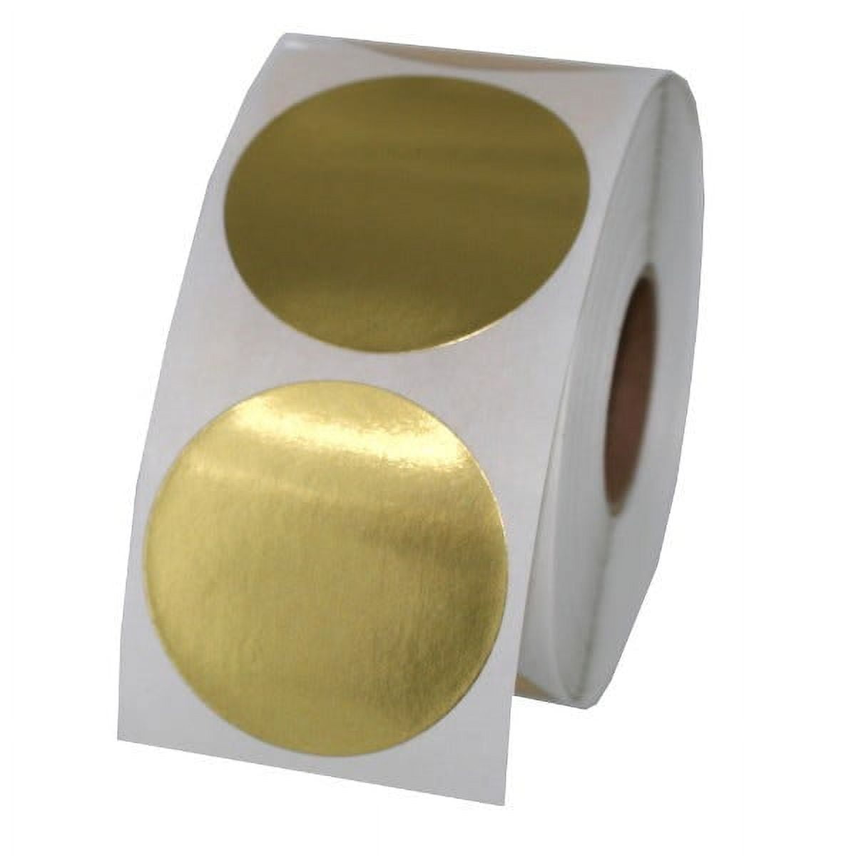 Gold Foil Circle Stickers and Labels - 1.5" - Walmart.com