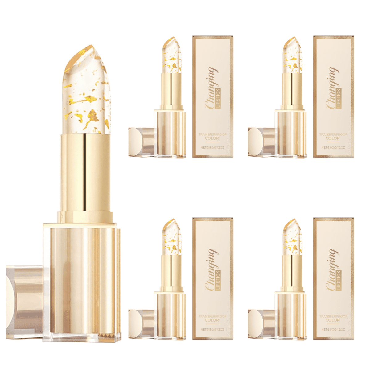 Gold Foil Color Changing Nourishing Lip Balm Is Non-greasy - Repairs ...