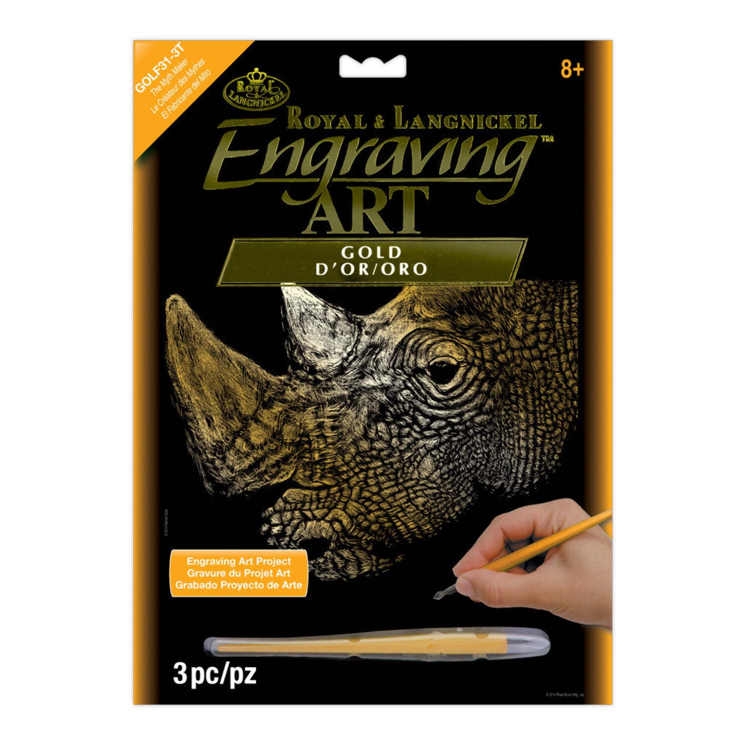 Royal & Langnickel Engraving Art™ 8" x 10" Gold Foil Projects - Walmart.com