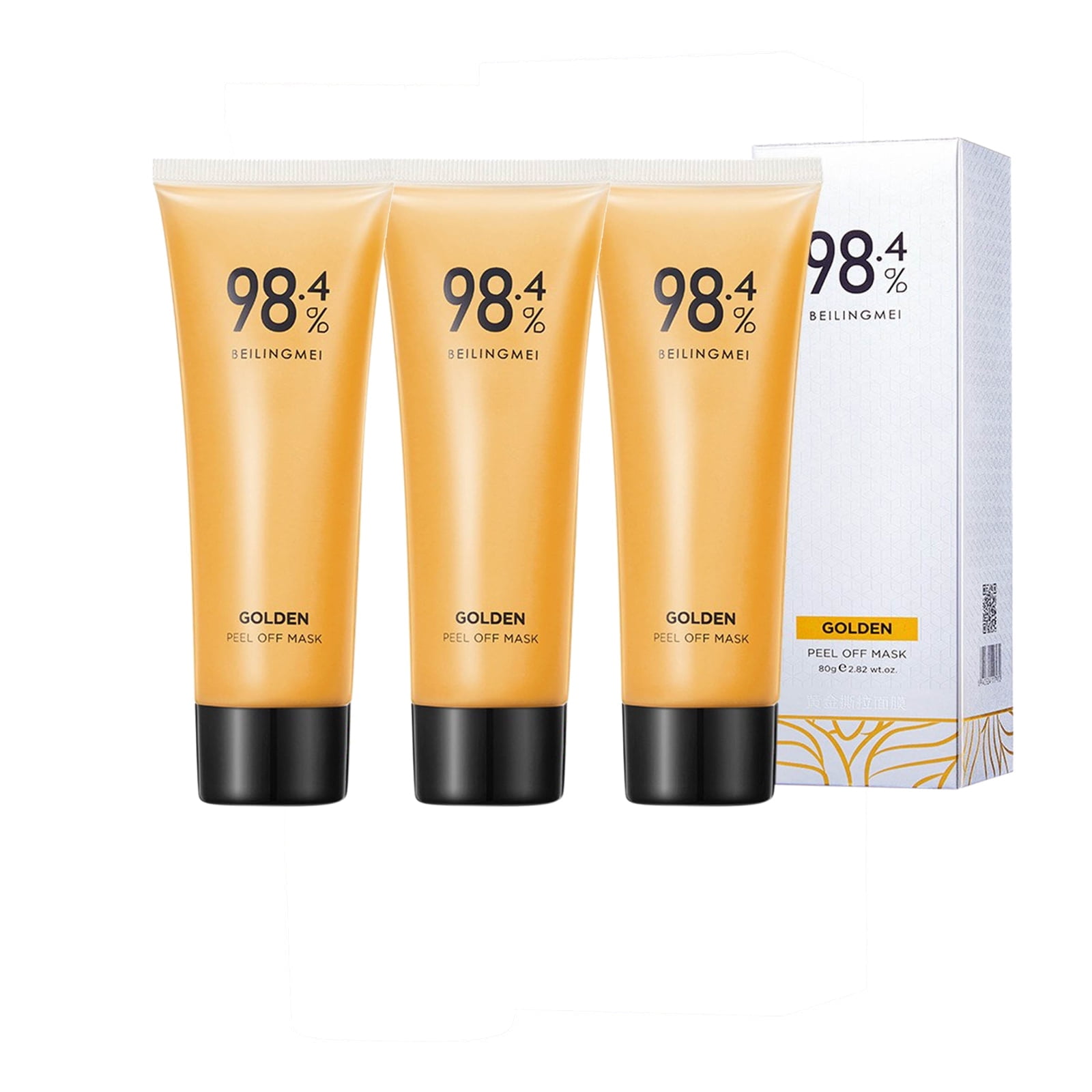 Gold Foil Peel-Off Mask, Gold Peel Off Anti-Wrinkle Face Mask, 98.4% ...