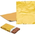 Gold Foil Sheets - Food-Safe Gold Aluminum Foil - Candy & Chocolate Bar ...