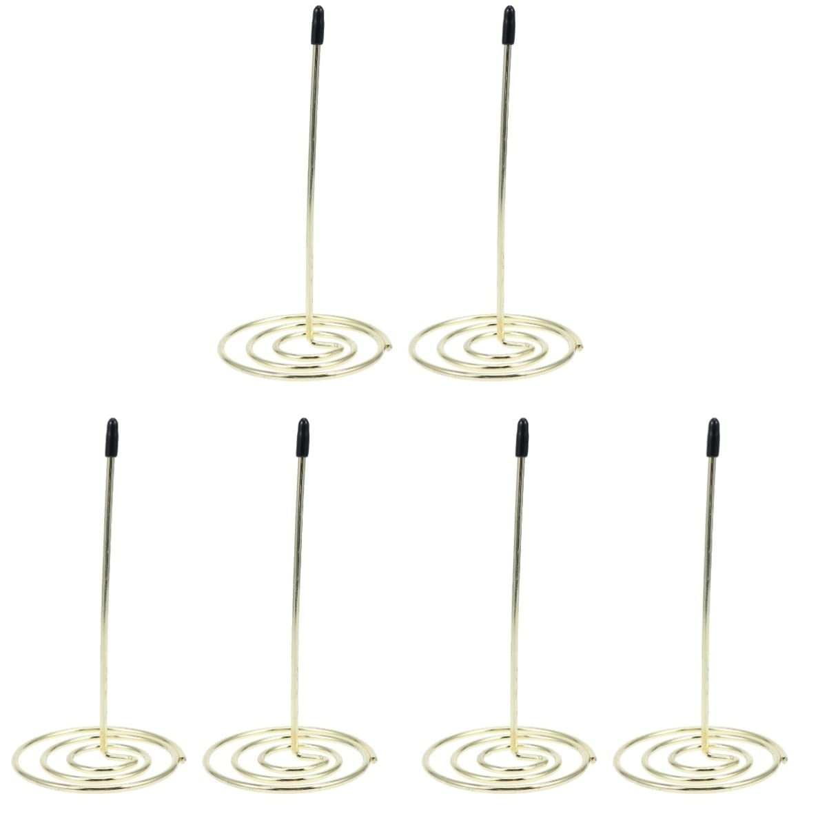 Gold Folder 6pcs Supplies Metal Check Desk Stick Office Restaurant ...
