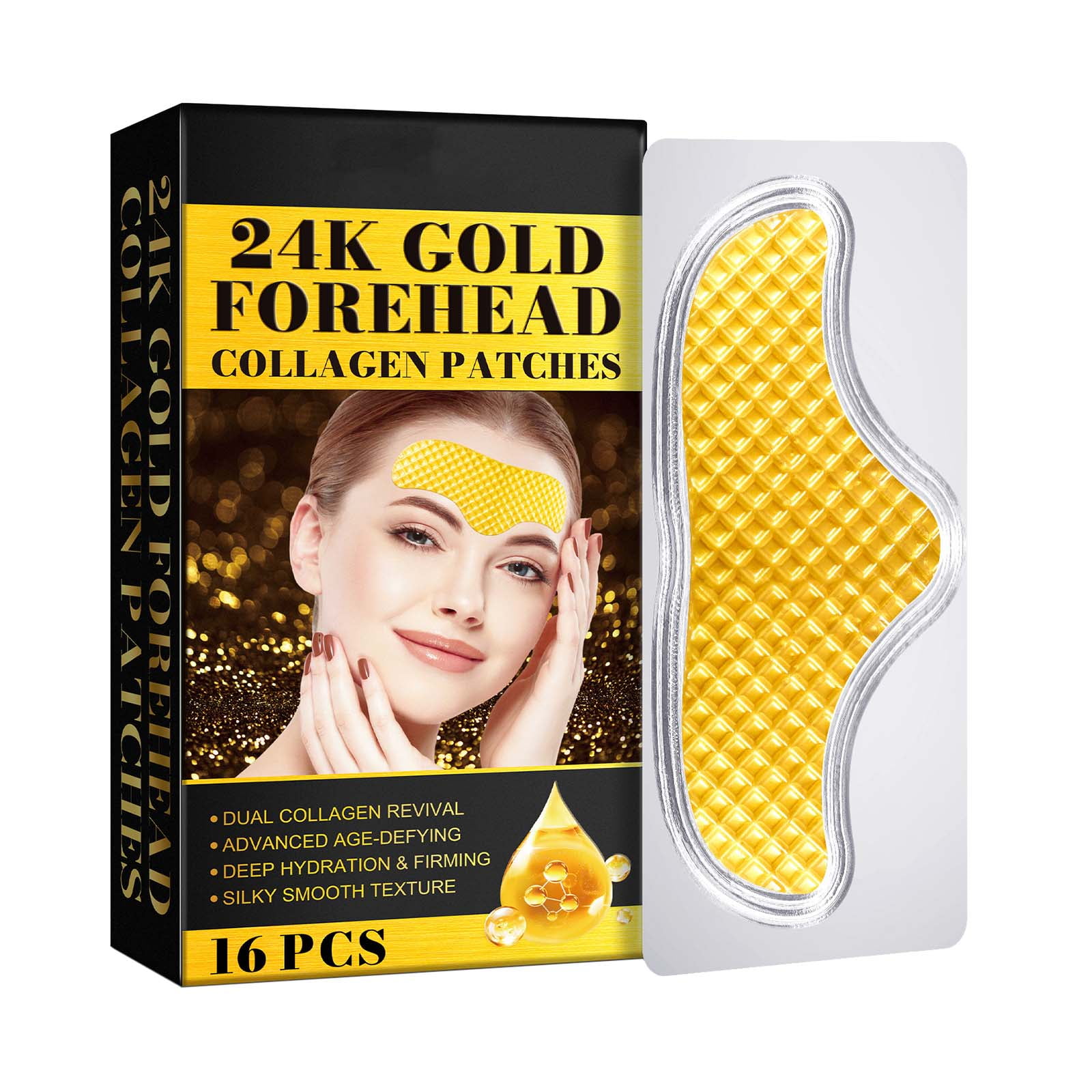 Gold Forehead Wrinkle Patch - Moisturizing - Walmart.com