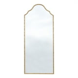 Gold Frame Art Deco Arch Floor Mirror 30"x70" My Texas House - Walmart.com
