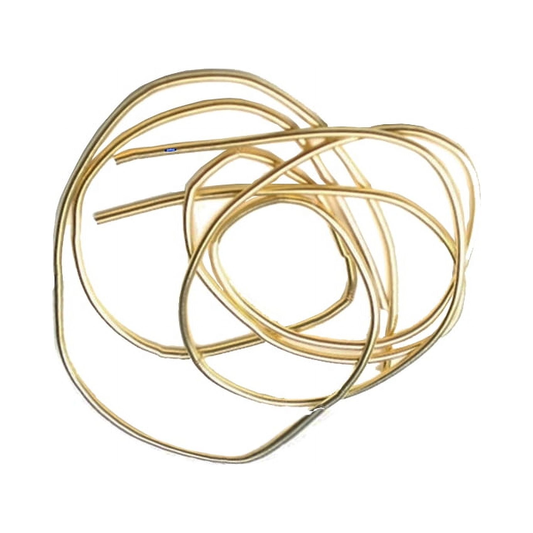 Gold French Wire Fine 0.7mm 14" Reinforced Bead Cord, Gimp, Bullion ...