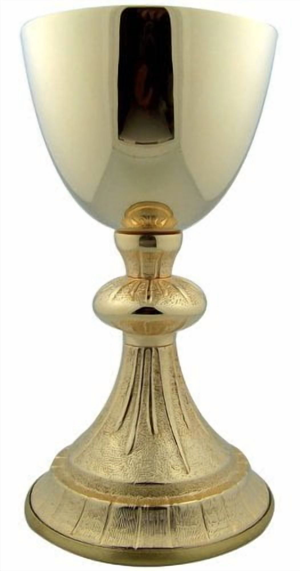 Gold Gild Catholic Christian Chalice Chapel Goblet Cup and Paten Church ...