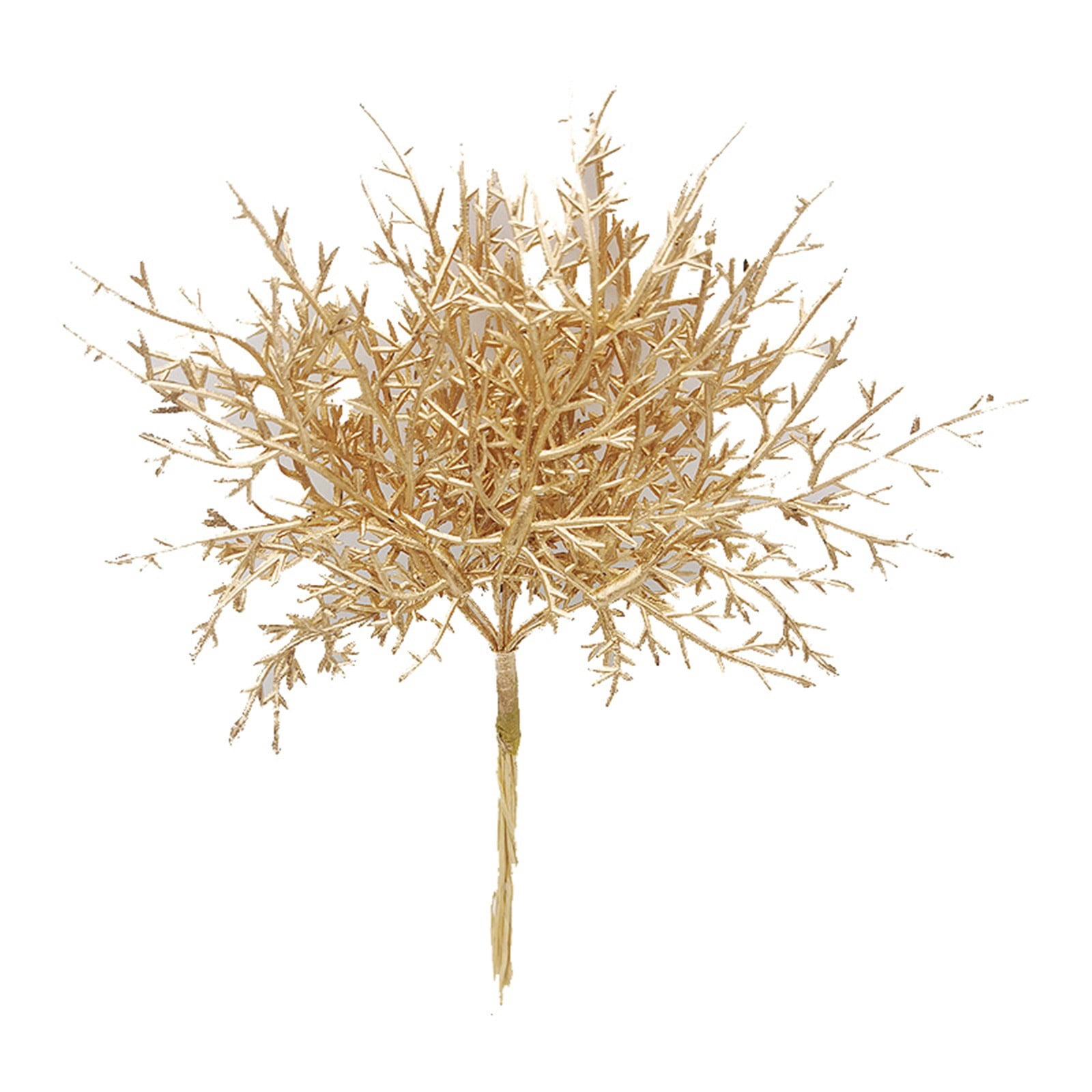 Gold Glitter Artificial Cedar 𝐒prigs Picks 𝐅aux Cedar Branches Stems ...