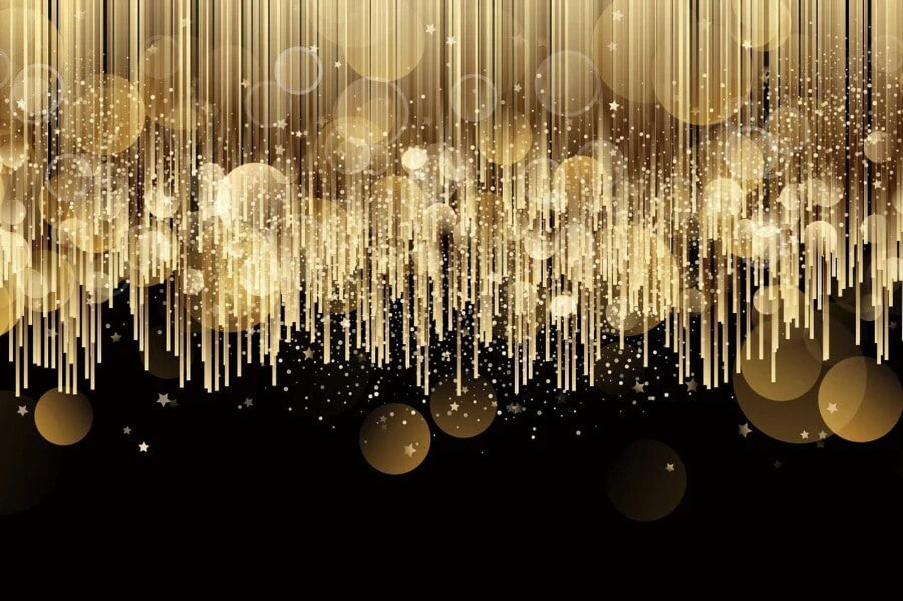 Gold Glitter Backdrop Dreamy Light Bokeh Wedding New Years Eve Adults Birthday Party Portrait ...