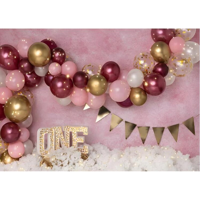 Gold Glitter Birthday Decorations Backdrop for Photography Party Decor ...