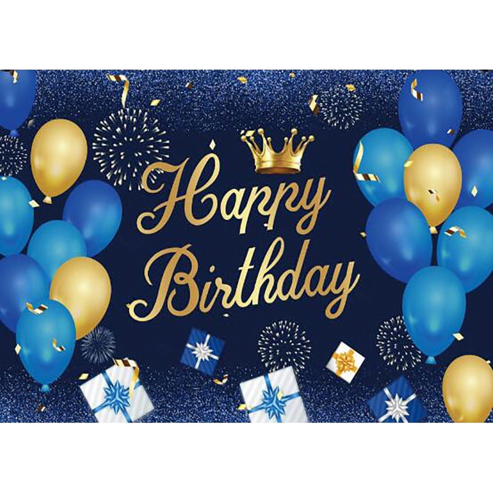 Gold Glitter Birthday Decorations Backdrop for Photography Party Decor ...