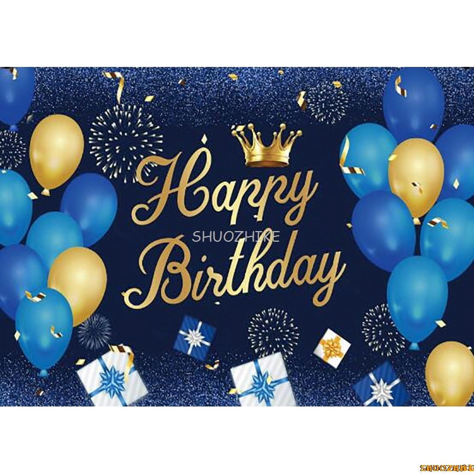 Gold Glitter Birthday rations Backdrop for Photography Party r ...