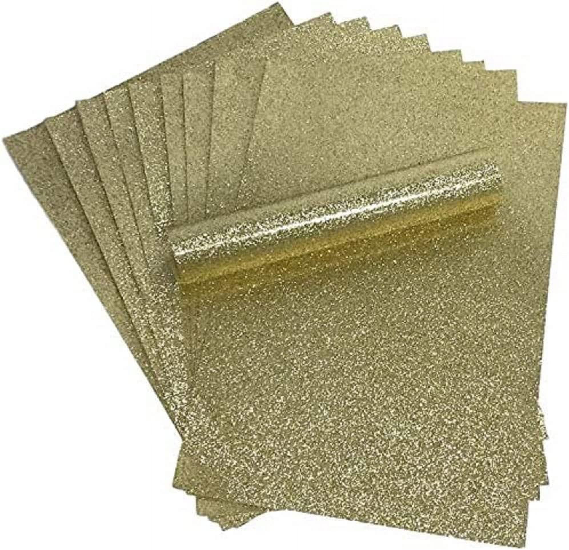 Syntego Gold Glitter Card A4, Soft Touch, Non Shed, 250gsm / 100lb ...