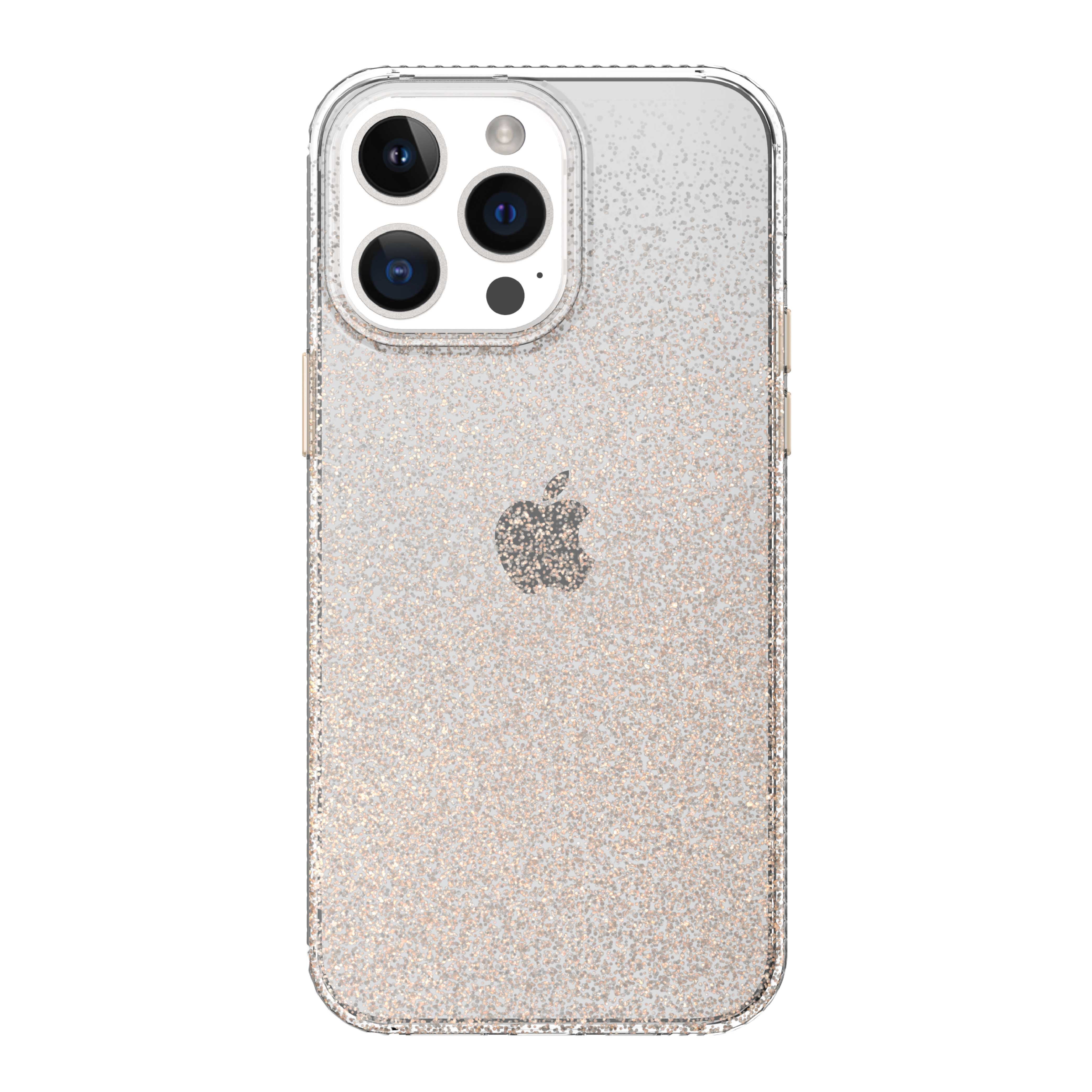 Gold Glitter Fade Phone Case for iPhone 15 Pro Max - Walmart Business ...