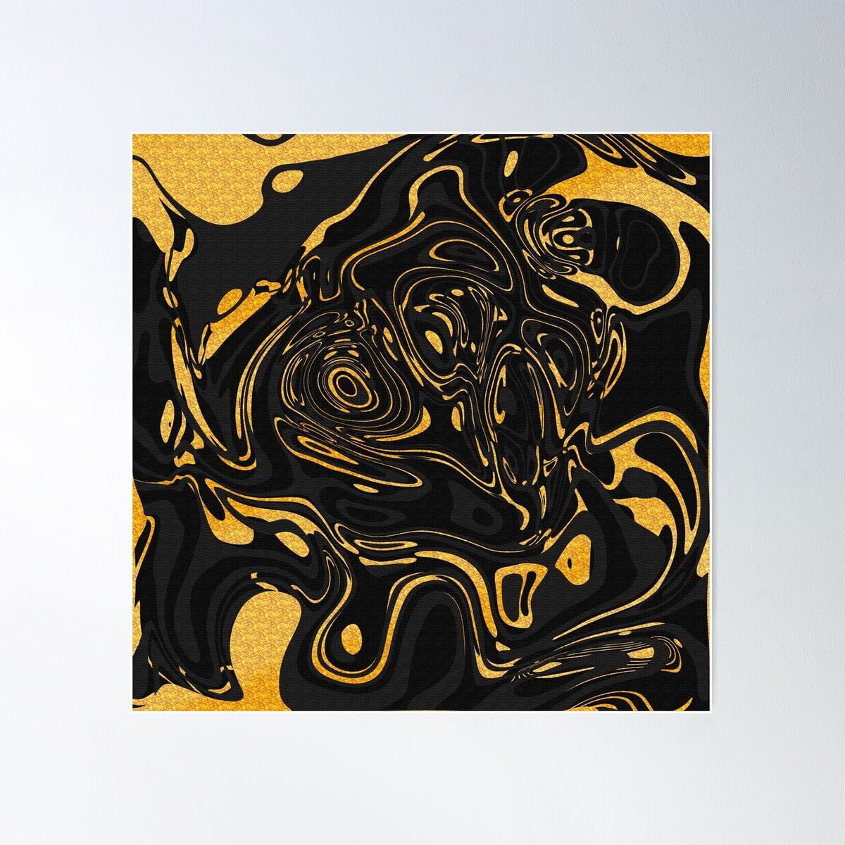 Gold Glitter Psycedelic Colorful Summer Vibes Swirl Marble Abstract ...