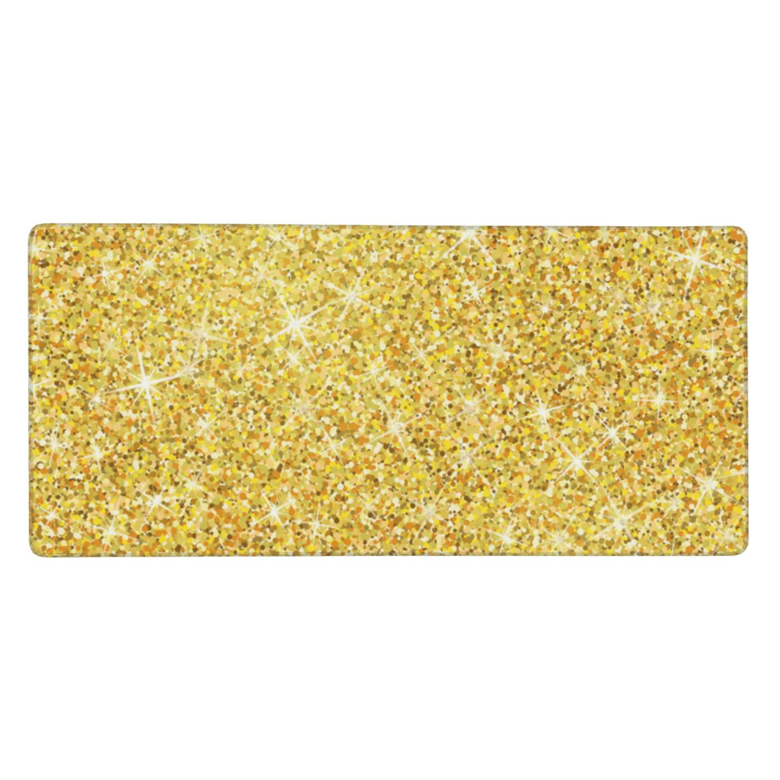Gold Glitter Texture Mousepad Large Mouse Pad Desk Pad Computer ...