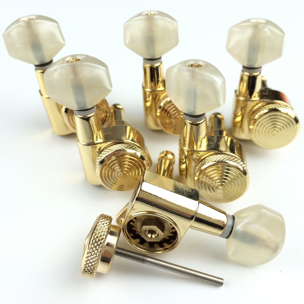 Gold Guitar Locking Tuners Electric Guitar Machine Heads Tuners JN-07SP ...