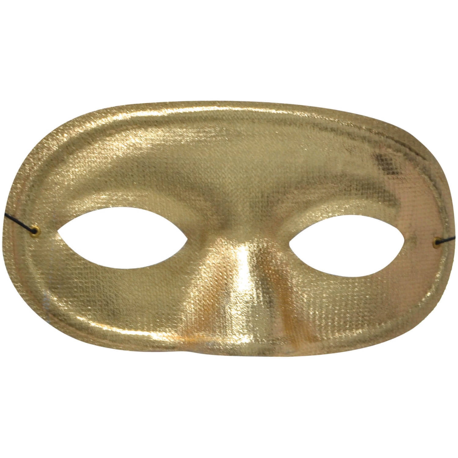 Gold Half Domino Mask Adult Halloween Accessory - Walmart.com