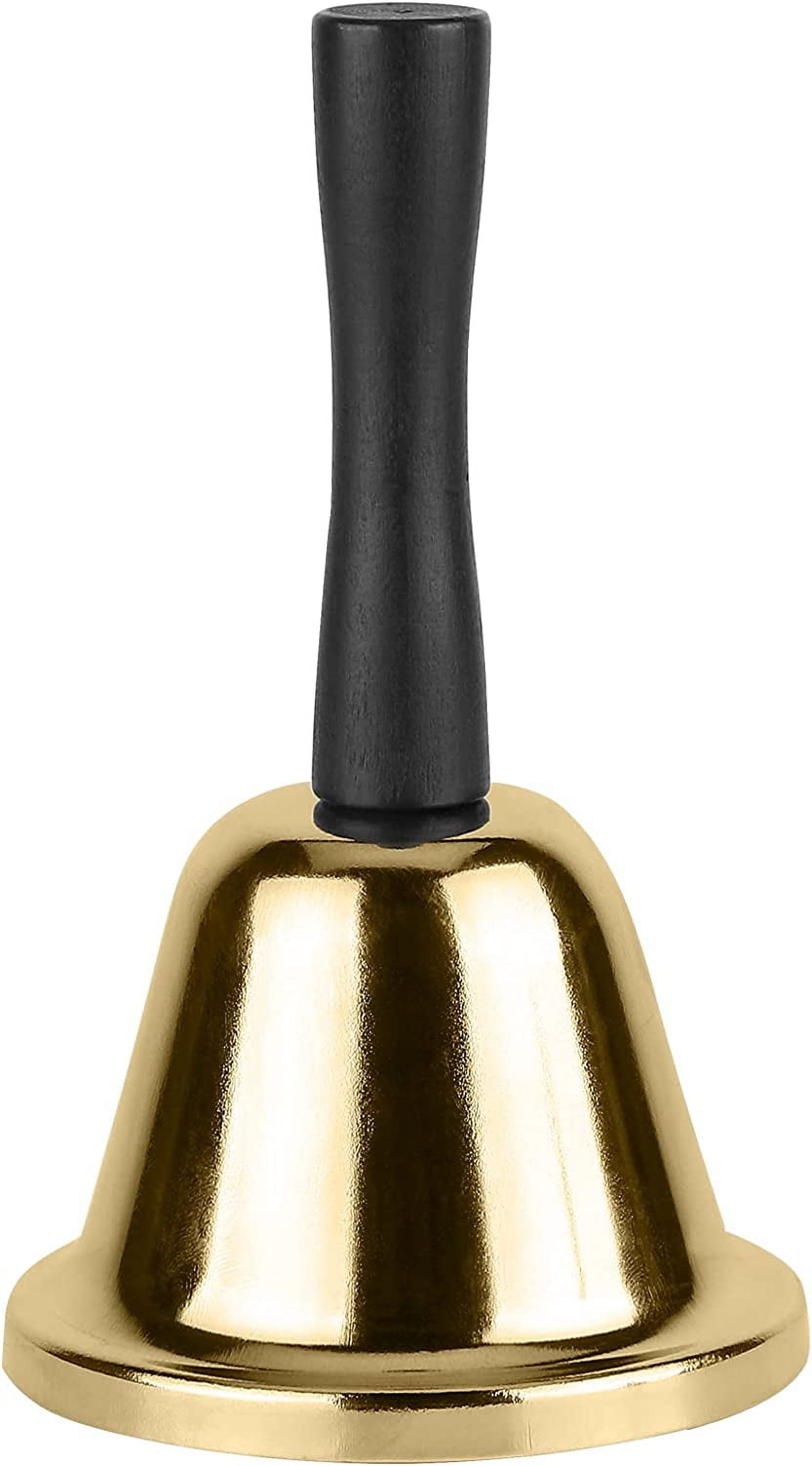 Gold Hand Bell, Steel Call Bell for Wedding, Adults, Dinner Bells for ...