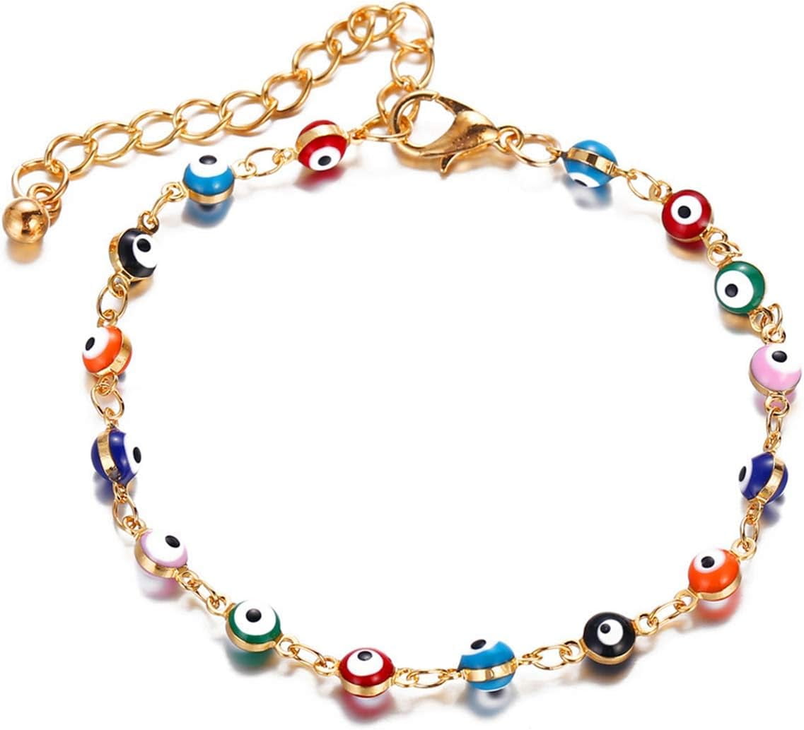 Gold Hand Chain Bracelet Evil Eye Bracelets Ojo Bracelet Dainty Evil ...