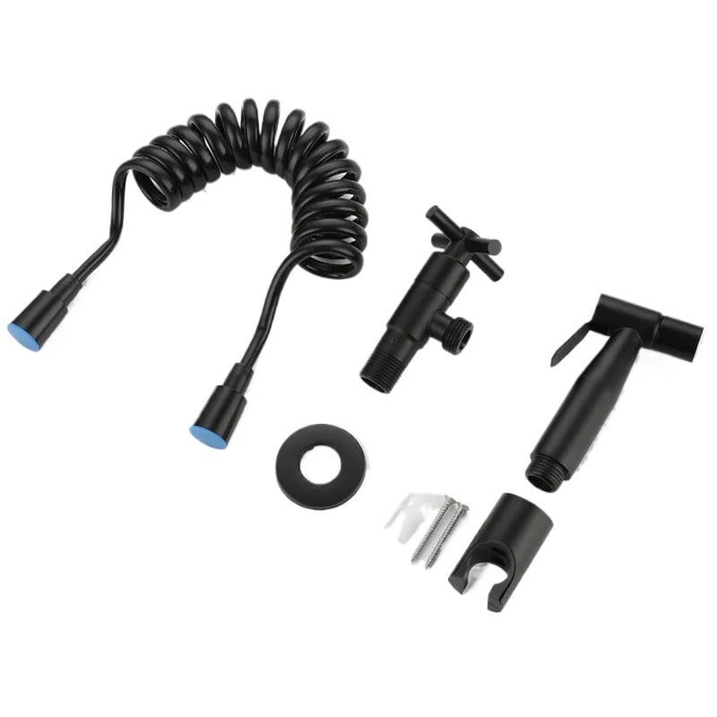 Gold Hand Held Bidet Ejector Flush Toilet Kit Grey Shattaf 304 SUS ...