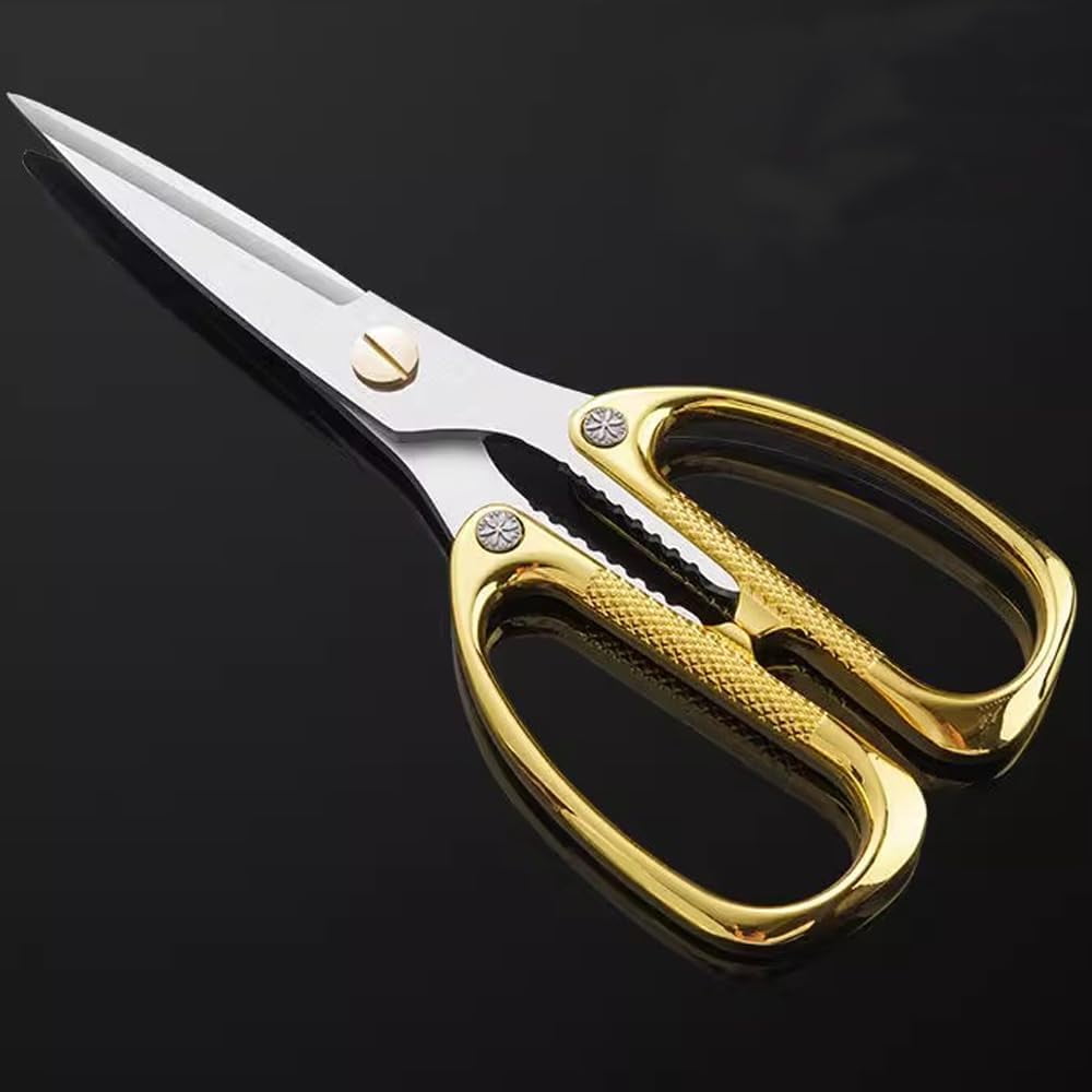 Gold Handle Utility Scissors, Gold Kitchen Shears or Ribbon Cutting ...
