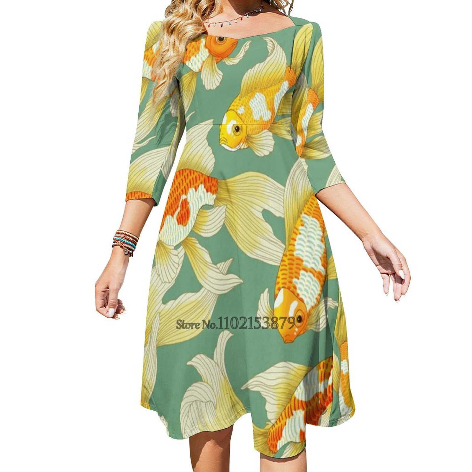 Gold Happiness Back Lacing Backless Dress Square Neck Dress Sweetheart ...