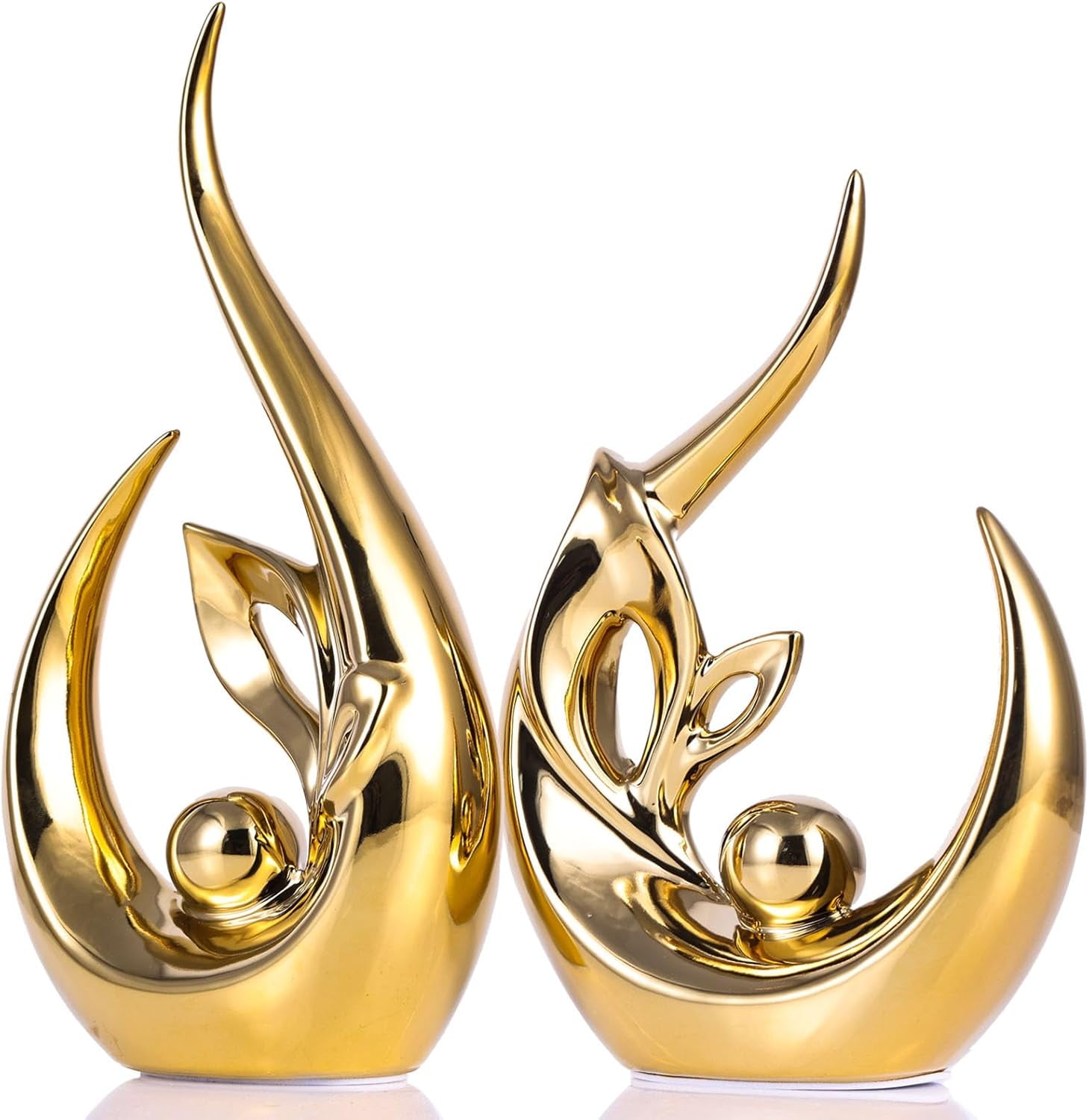 Gold Home Decor Accent,Art Mid Century Modern Decor,Gold Living Room ...