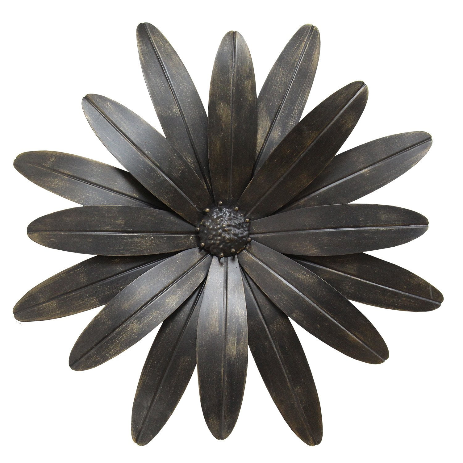 Gold Industrial Flower Metal Wall Decor - Walmart.com